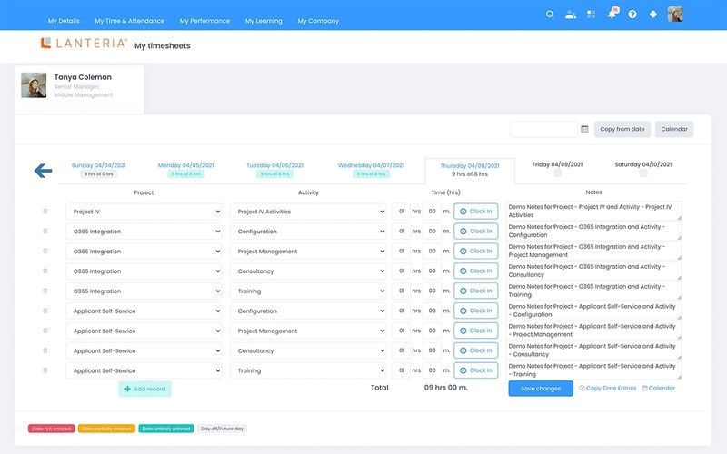 Project management and time tracking software | Lanteria